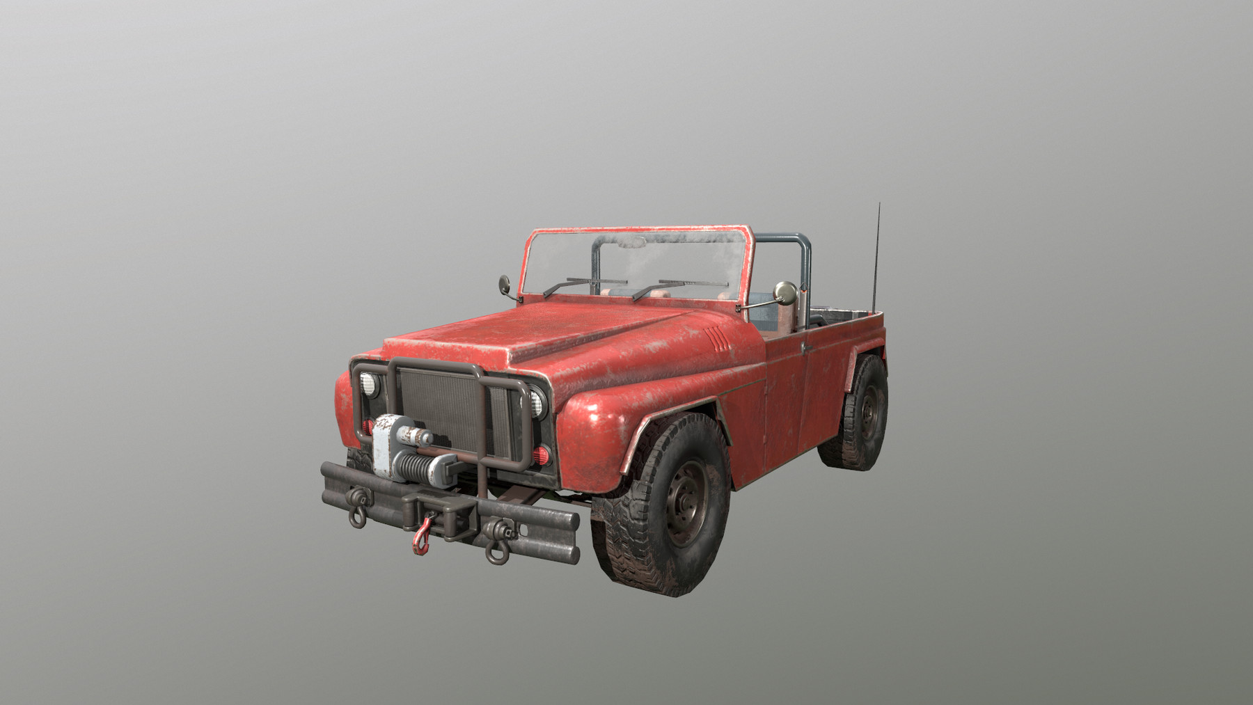 ArtStation - Survival Jeep off road | Game Assets
