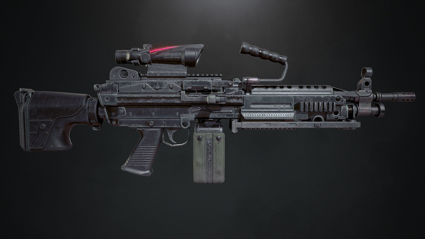ArtStation - SBG Light Machine Gun | Game Assets
