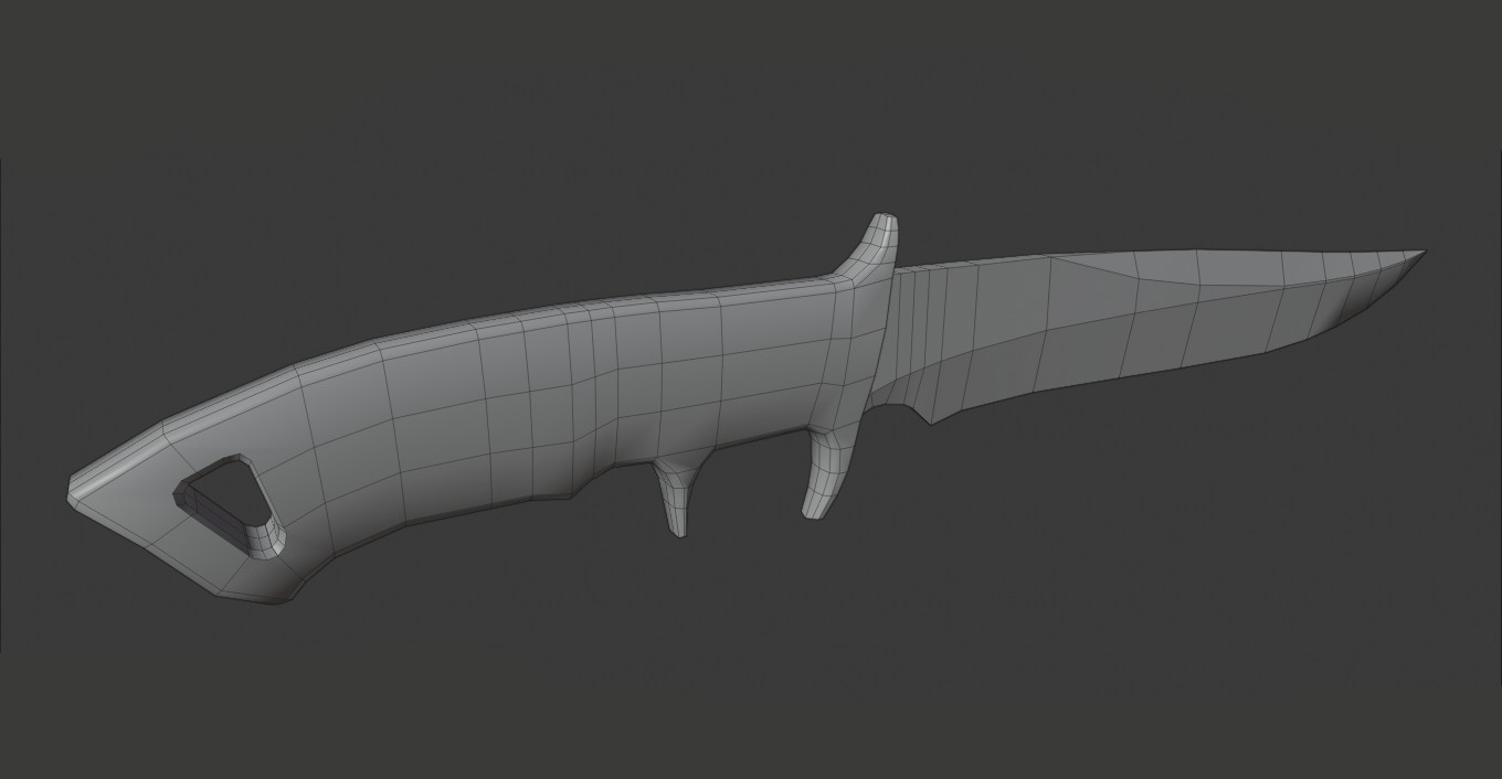 ArtStation - Tactical Knife | Game Assets