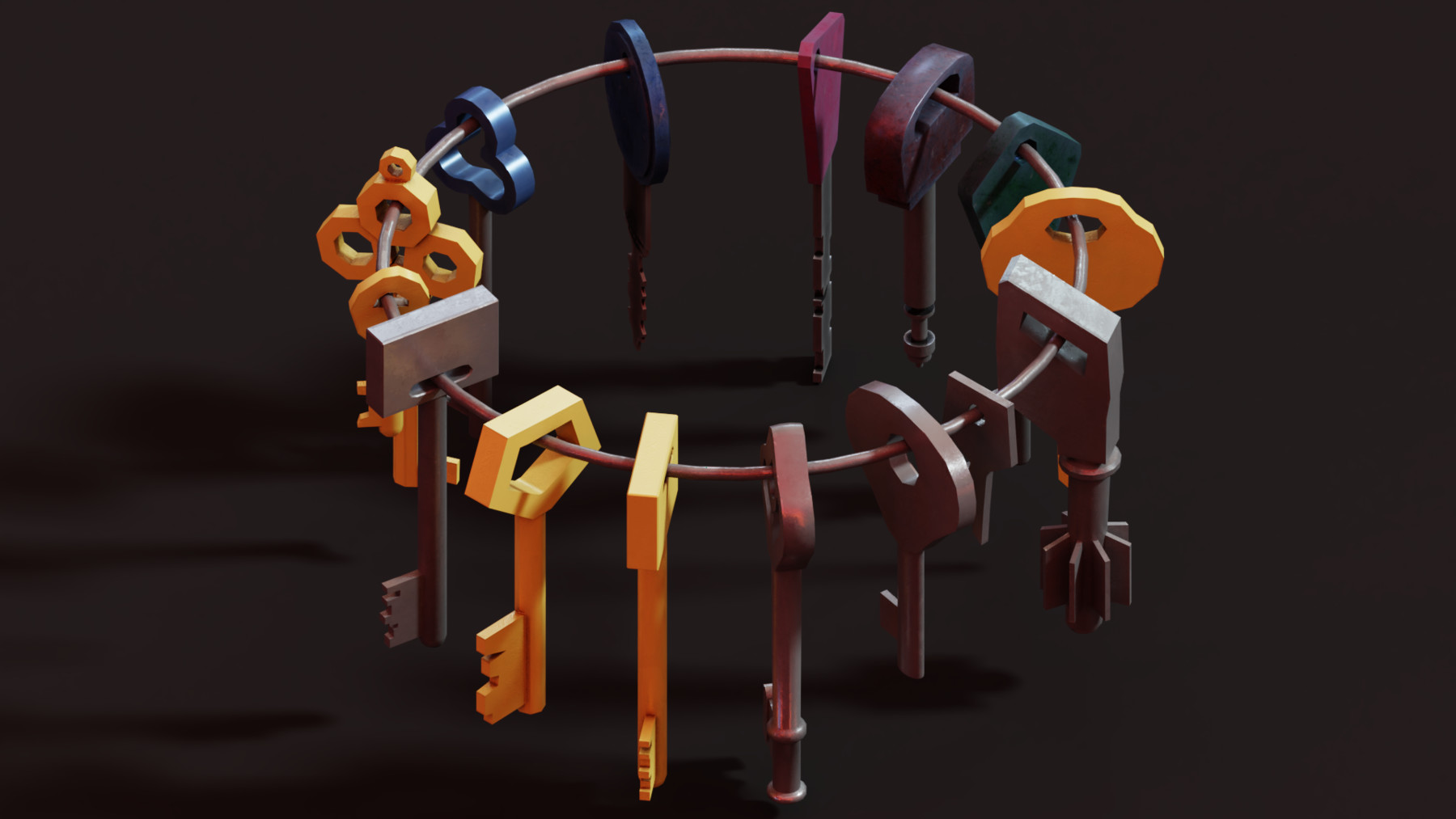 ArtStation - Keys - Low Poly Package | Resources
