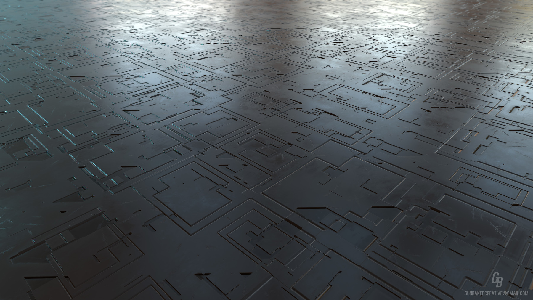 ArtStation - SciFi Metal Patterns - 20 Smart Materials Pack | Resources