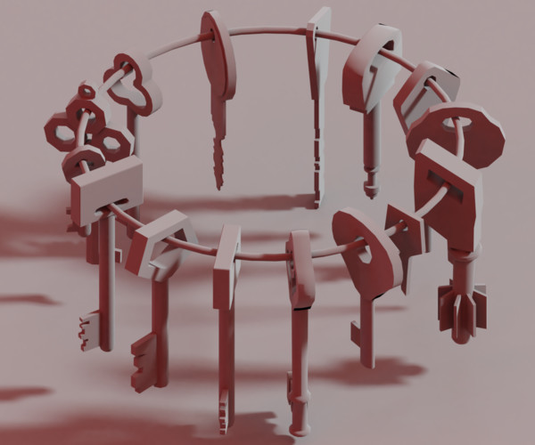 ArtStation - Keys - Low Poly Package | Resources