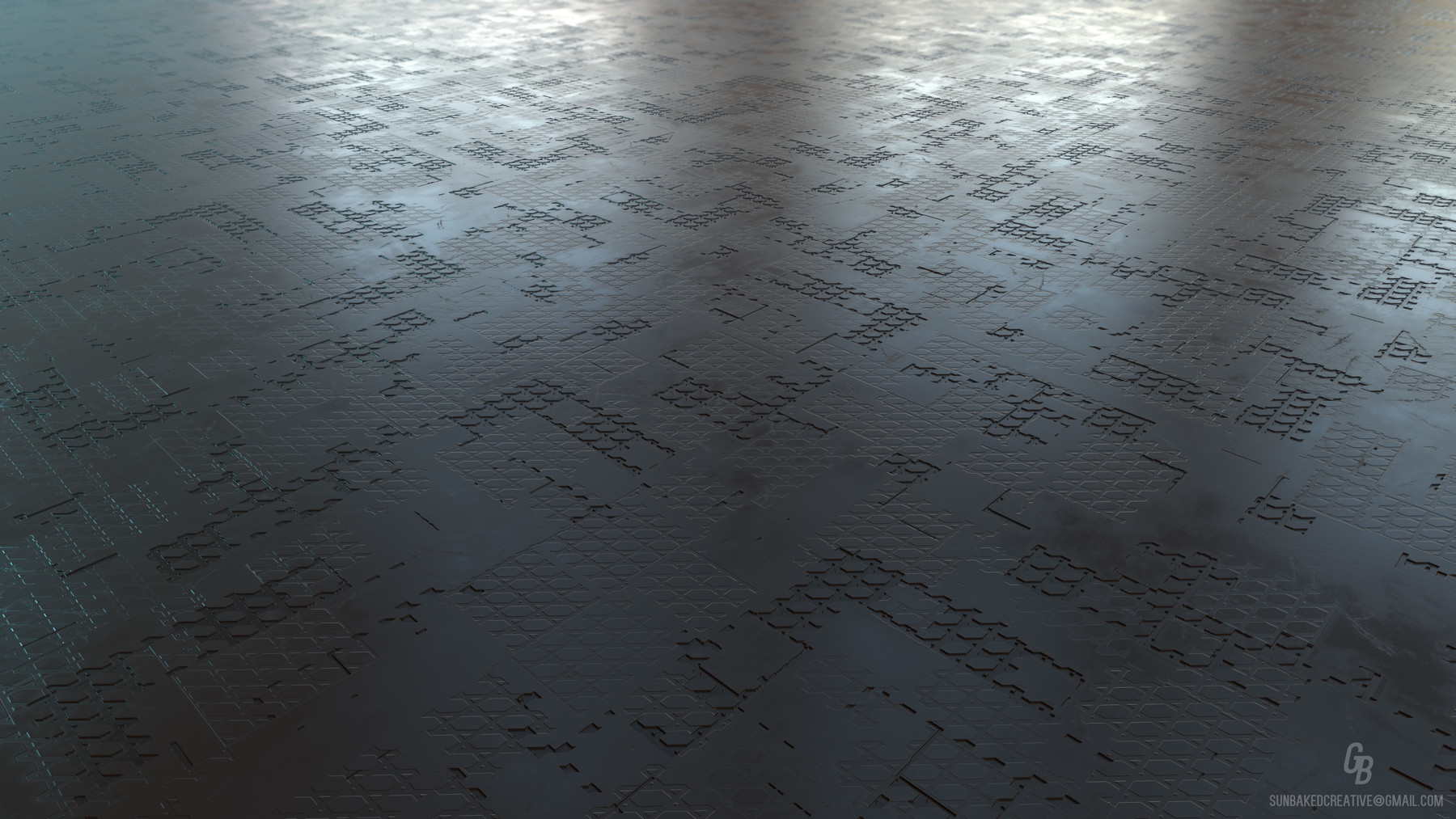 ArtStation - SciFi Metal Patterns - 20 Smart Materials Pack | Resources