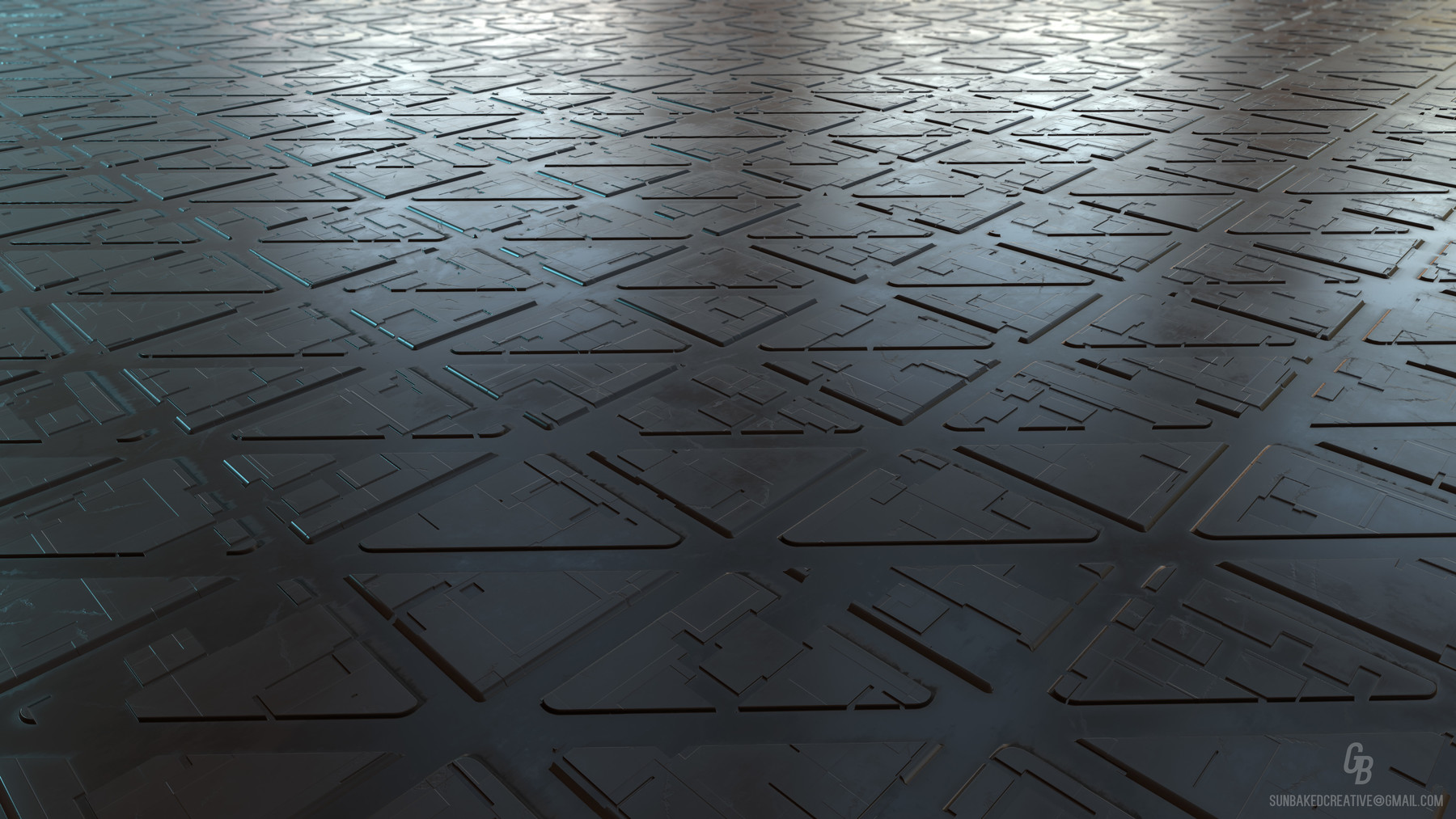 ArtStation - SciFi Metal Patterns - 20 Smart Materials Pack | Resources