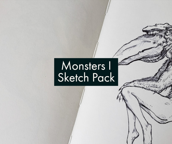 ArtStation - Digital Sketch Pack: Monsters 1 | Artworks