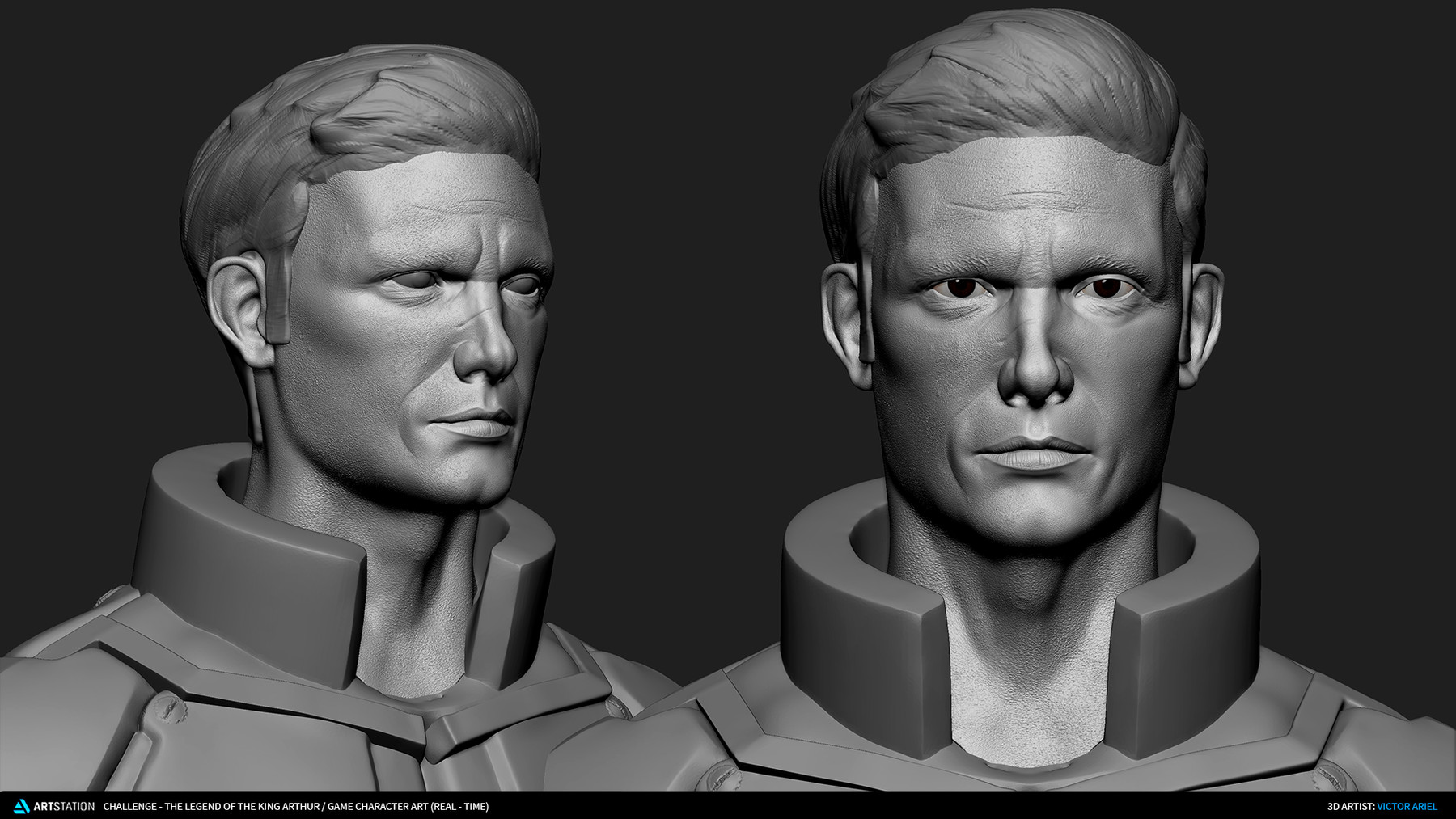 ArtStation - King Artur of the Future - Futuristic Character 3D Model ...