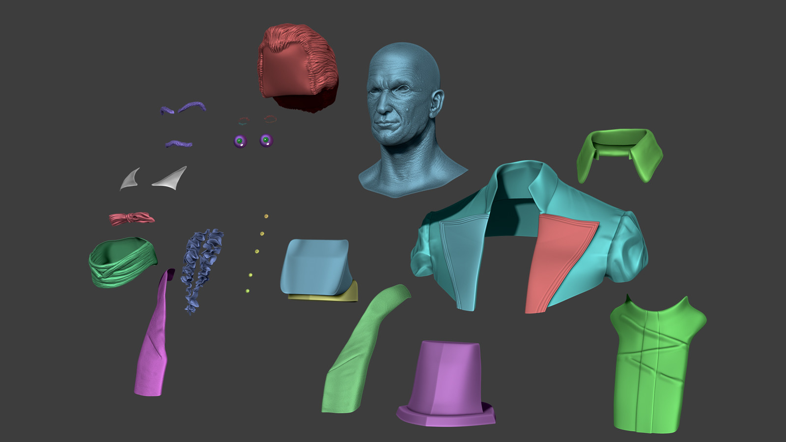 ArtStation - Vincent Price Bust 3D Print Ready - .ZPR, .OBJ, .STL files ...