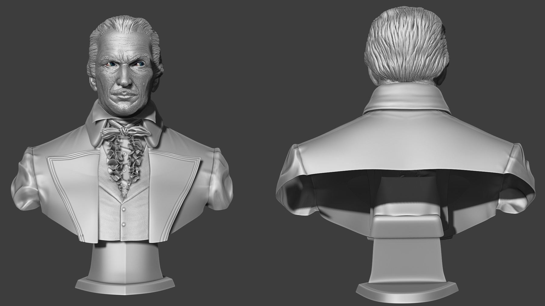 ArtStation - Vincent Price Bust 3D Print Ready - .ZPR, .OBJ, .STL files ...