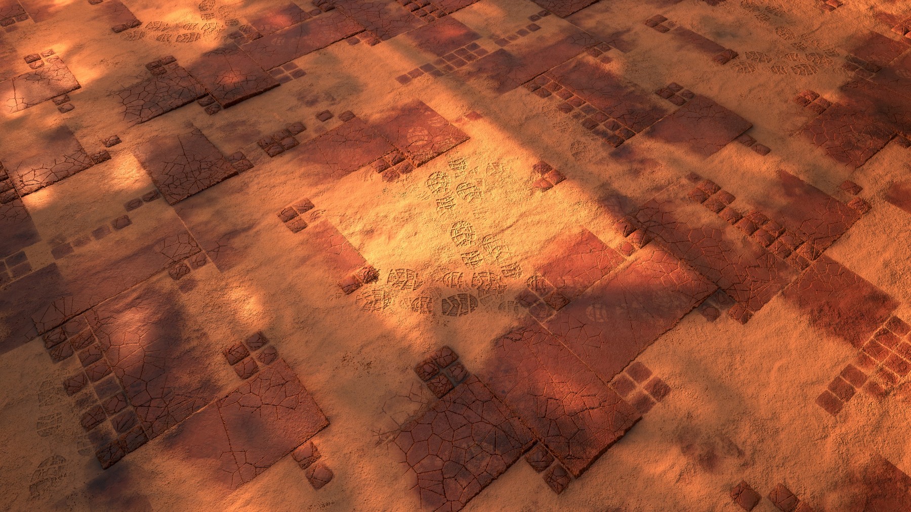 ArtStation - Sand over Tiles Material - Substance Designer - 100% ...