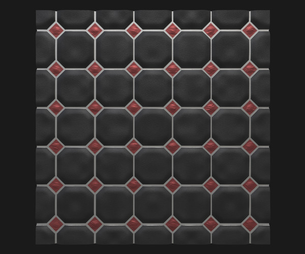 ArtStation - Black Floor tiles | Resources