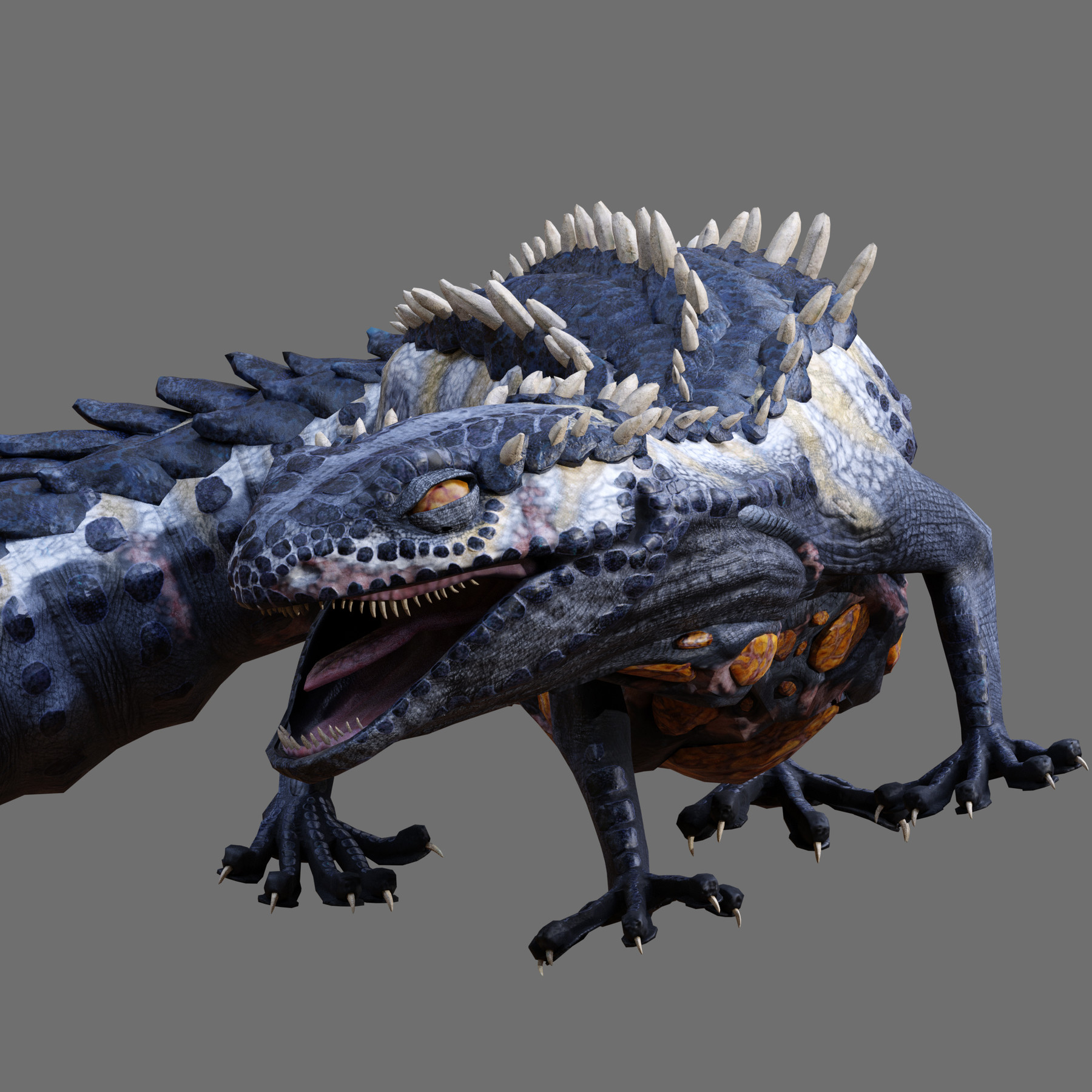 ArtStation - Poisonous Gecko | Game Assets