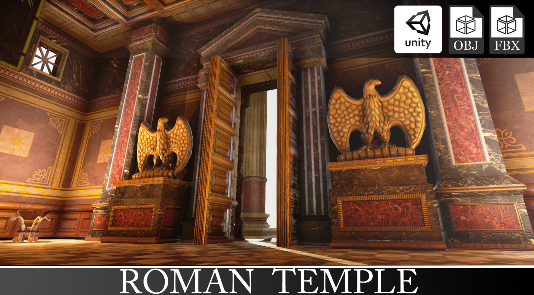 ArtStation - Roman Temple | Game Assets