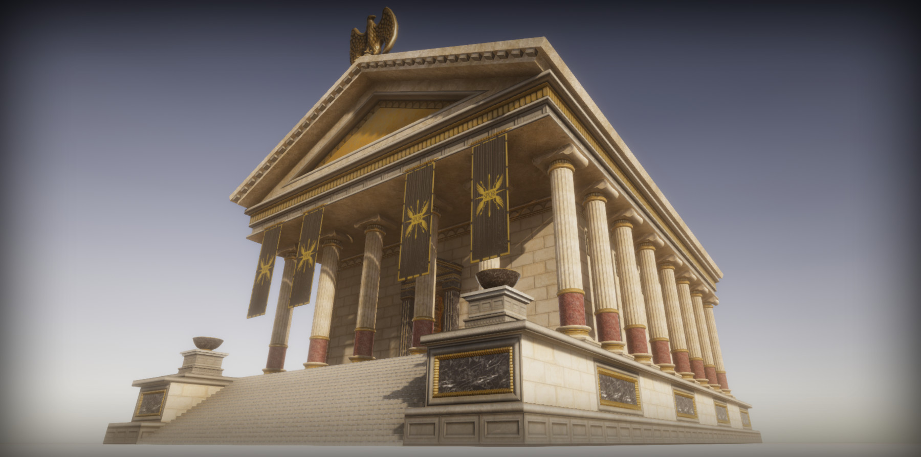 ArtStation - Roman Temple | Game Assets
