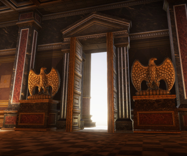 ArtStation - Roman Temple | Game Assets