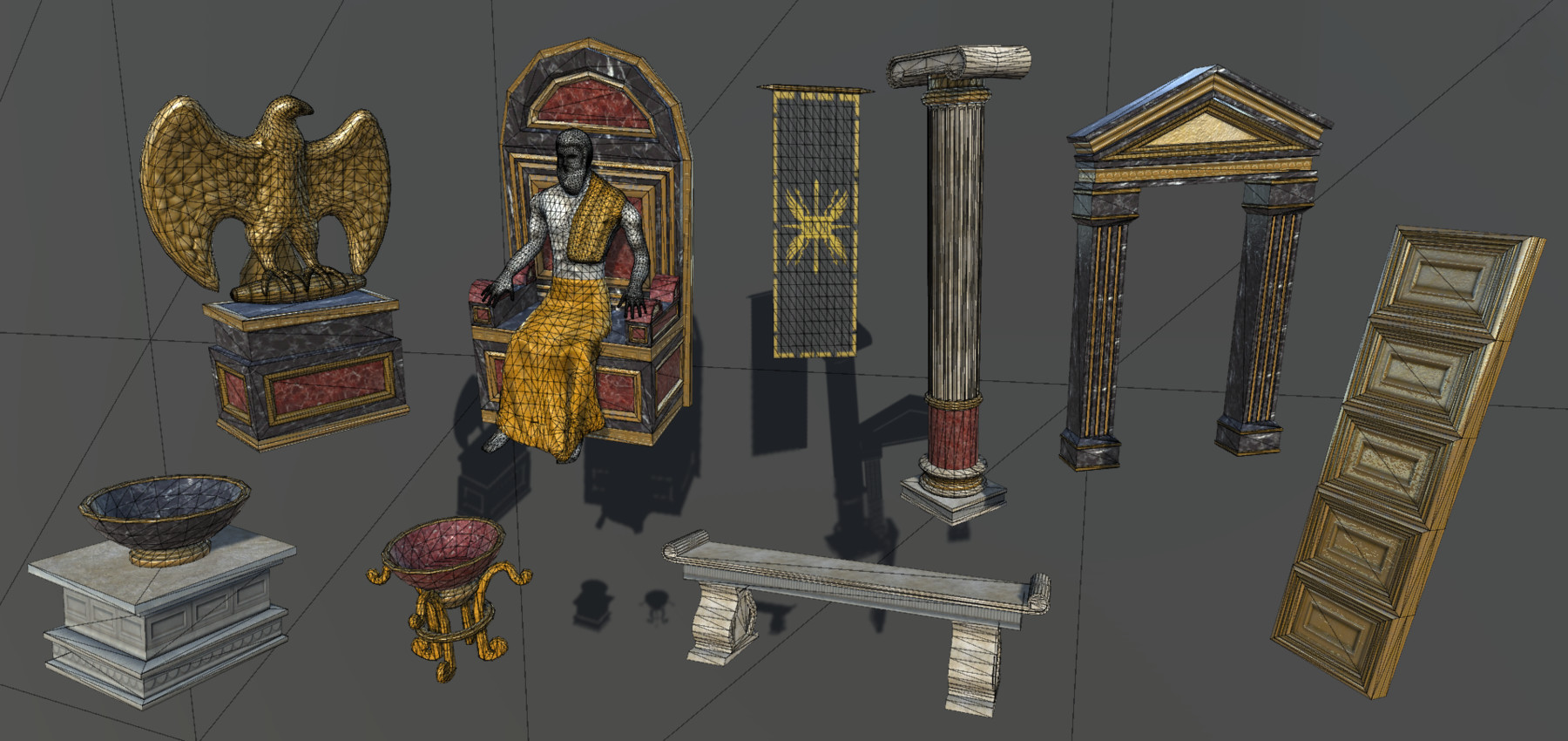 ArtStation - Roman Temple | Game Assets
