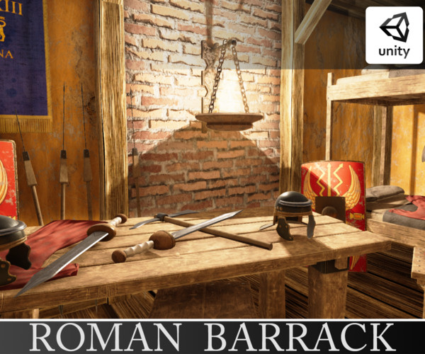 ArtStation - Roman Barrack Building | Game Assets