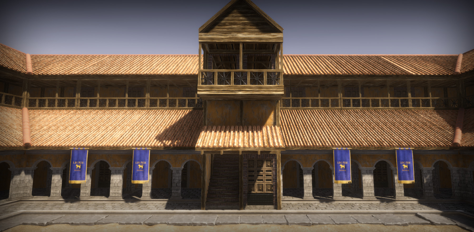 ArtStation - Roman Barrack Building | Game Assets
