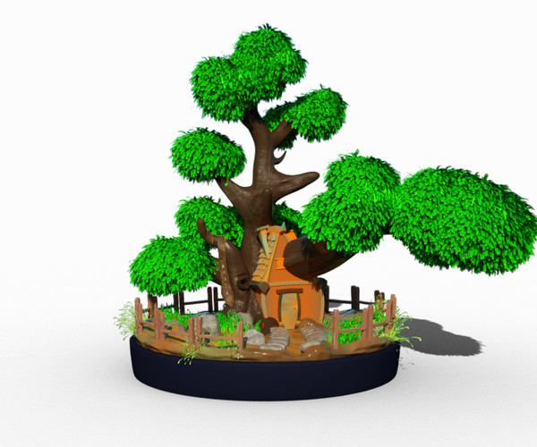ArtStation - Tree House | Game Assets