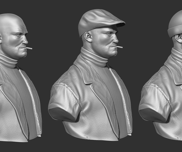 ArtStation - Boxer Bust 3D Print Ready - .ZPR, .OBJ, .STL files | Resources