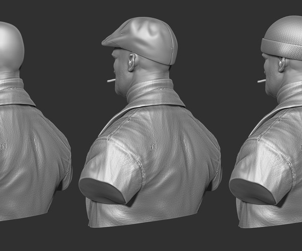 ArtStation - Boxer Bust 3D Print Ready - .ZPR, .OBJ, .STL files | Resources