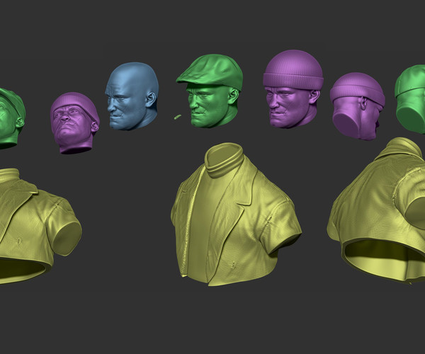 ArtStation - Boxer Bust 3D Print Ready - .ZPR, .OBJ, .STL files | Resources