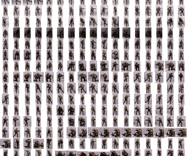 ArtStation - POSE REFERENCE PACK - MODERN SOLDIER #02 | Resources