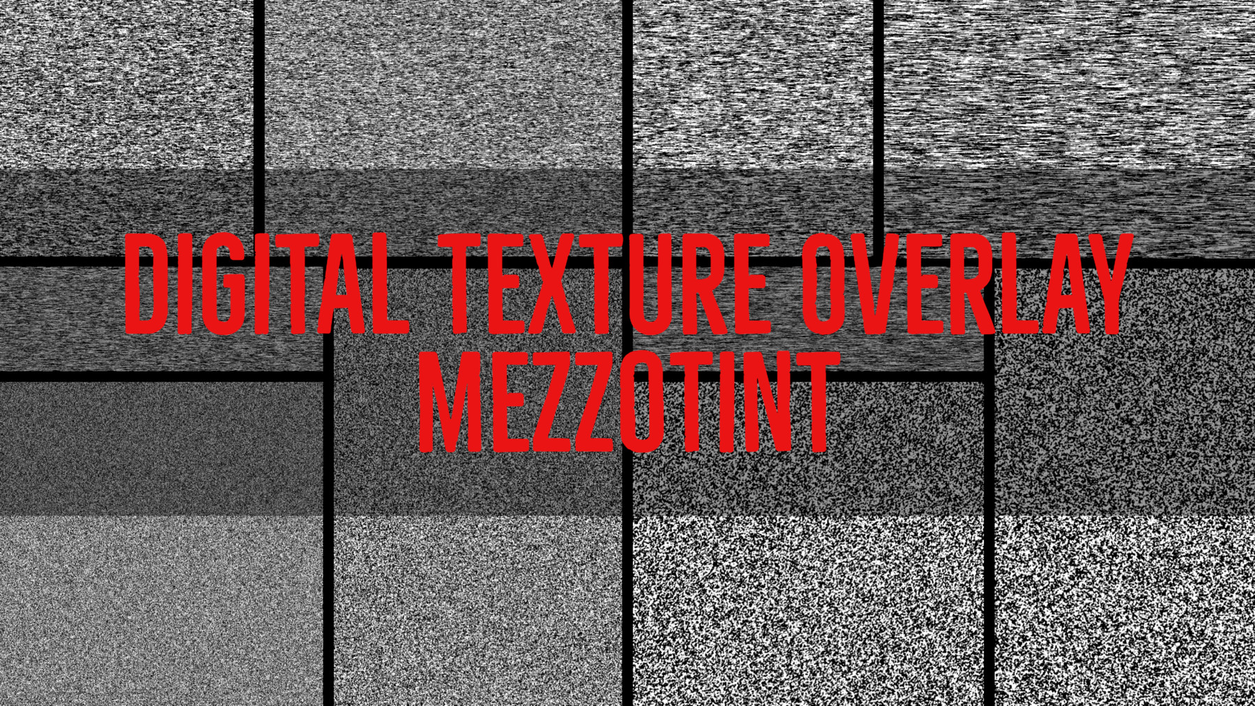 ArtStation - Digital Texture Overlay - MezzoTint | Resources