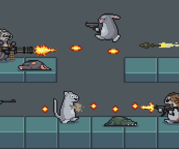 ArtStation - Game asset: 2d Animated pixel fighters | Game Assets