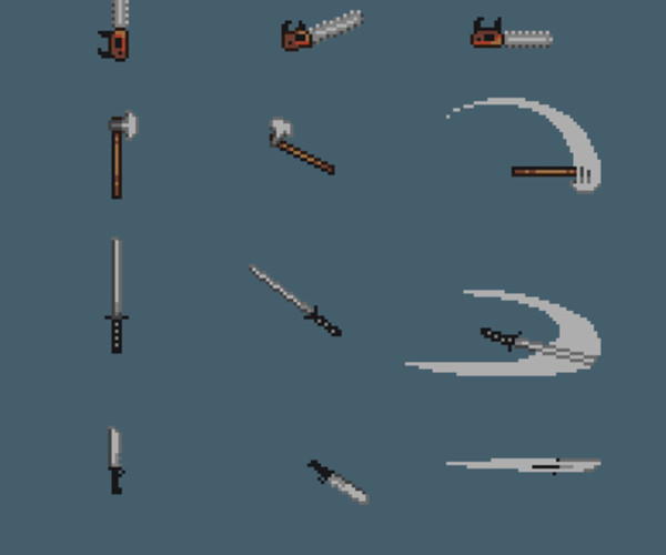 ArtStation - Game asset: 2d Animated pixel fighters | Game Assets