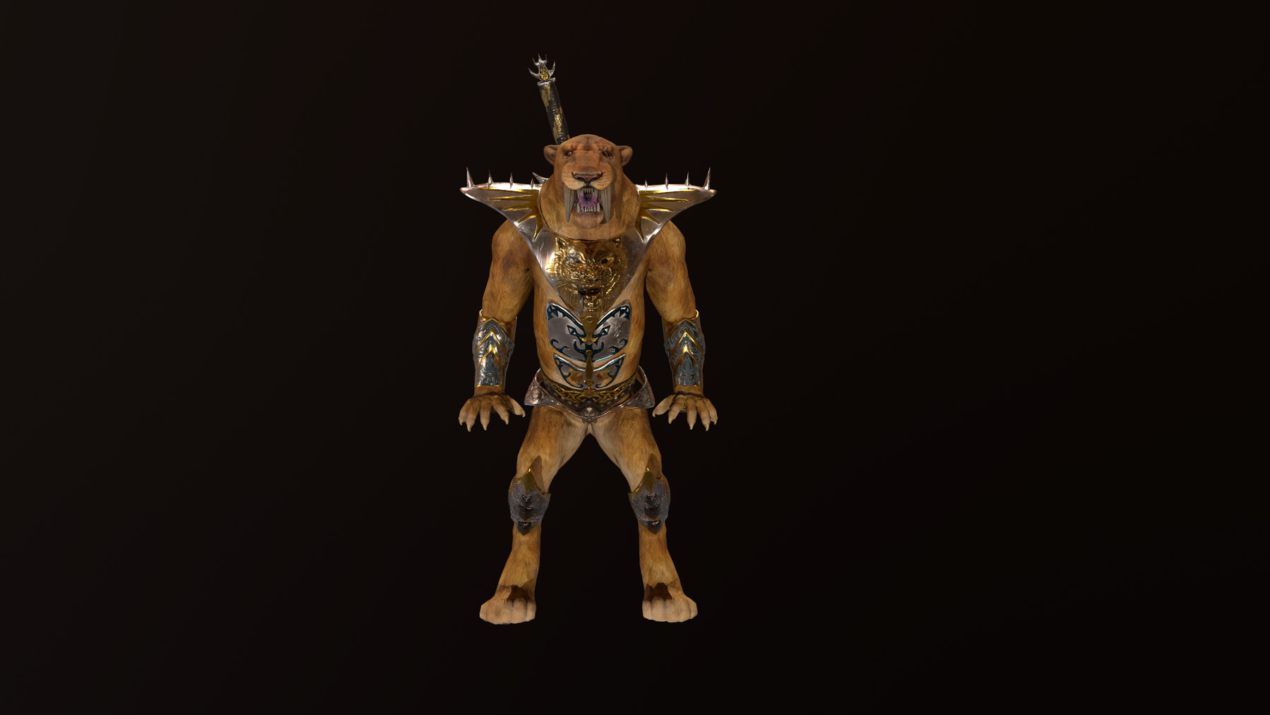 ArtStation - Battle Tiger | Game Assets