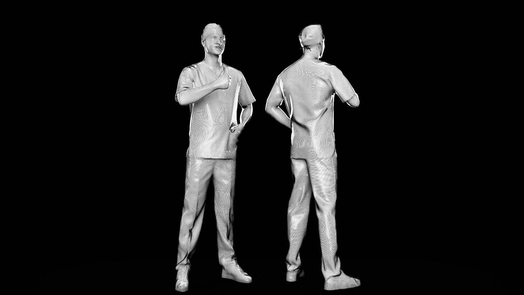 ArtStation - Male surgical doctor 04 | Game Assets