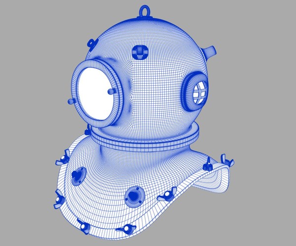 ArtStation - XIX Century diving helmet | Game Assets