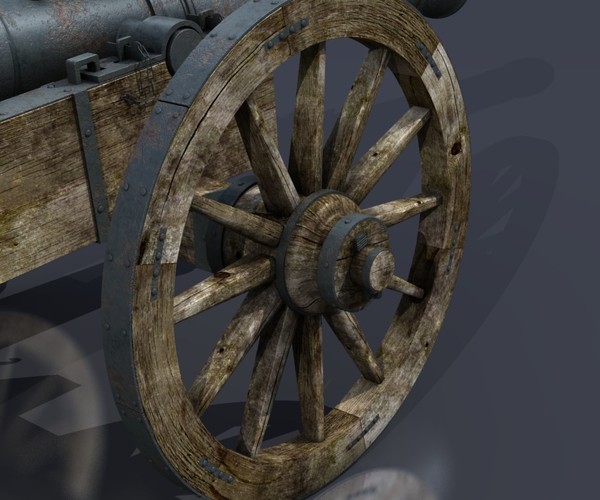 ArtStation - XVIII Century field cannon | Game Assets
