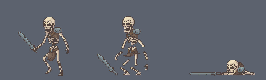 ArtStation - Game asset: 2D Animated fantasy skeletons | Game Assets