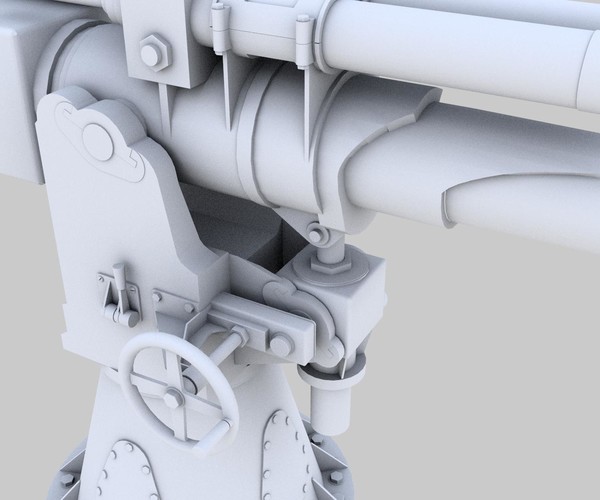 ArtStation - Howitzer 120-15 OTO 1933 | Game Assets