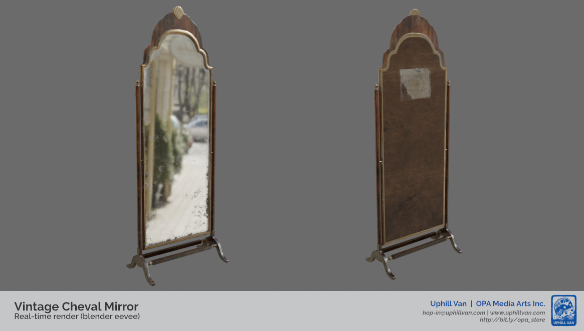 ArtStation - Vintage Cheval Mirror | Resources