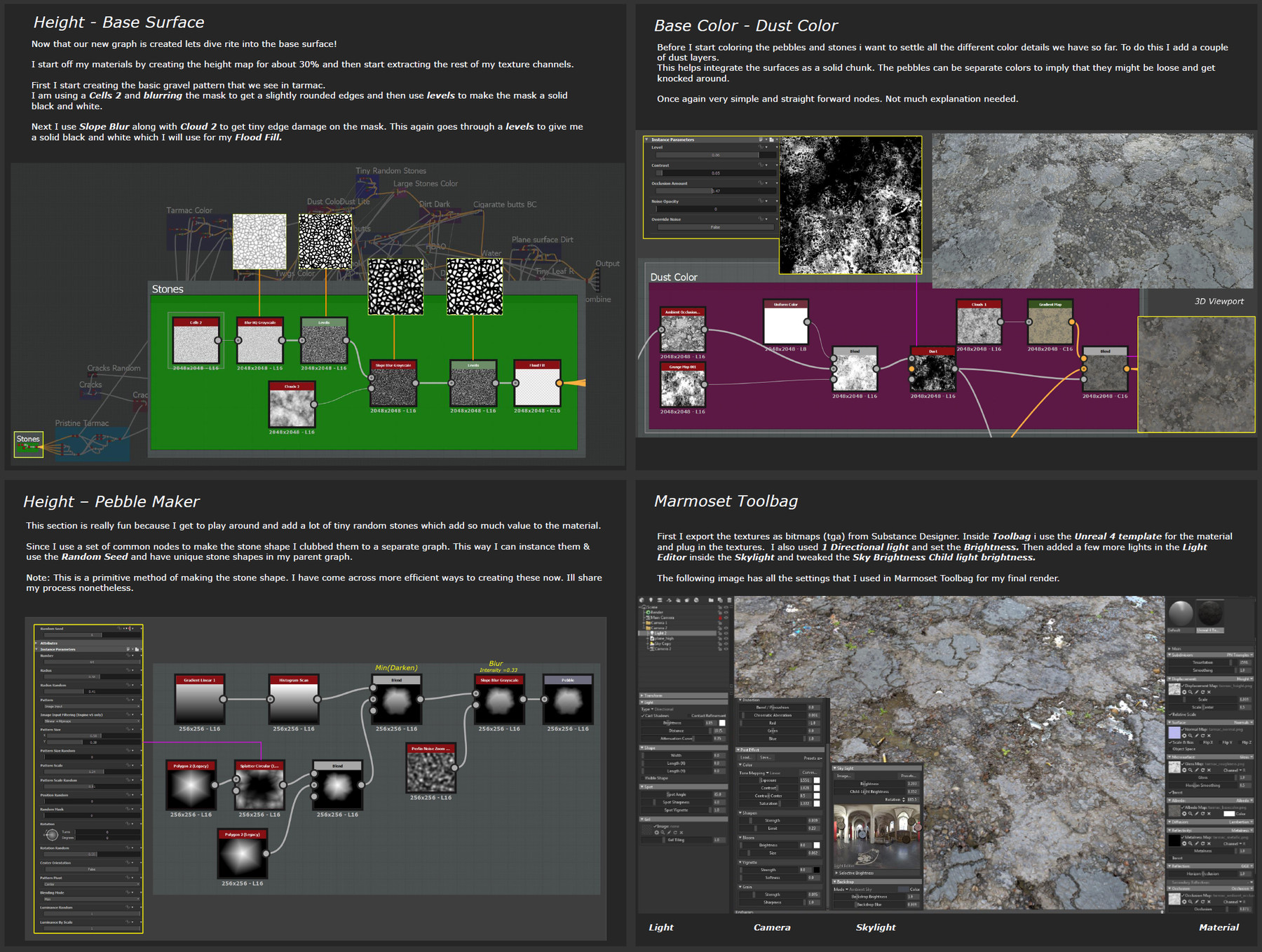 ArtStation - Old Tarmac Tutorial [Substance Designer] | Resources
