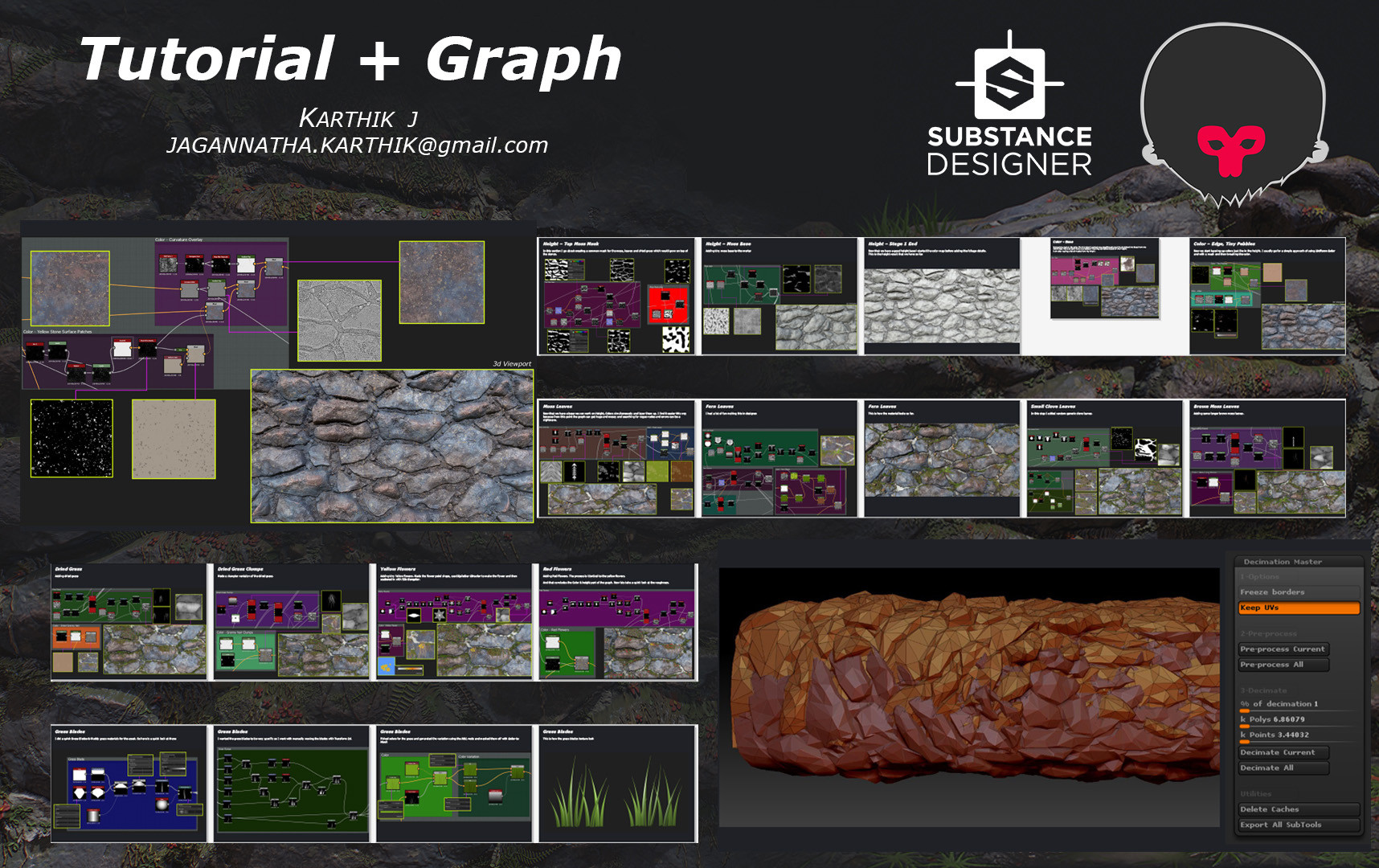 ArtStation - Stone Wall Tutorial [Substance Designer] [Asset] | Resources
