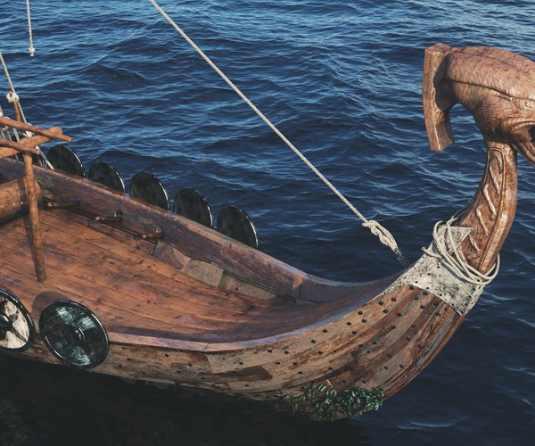 ArtStation - TKs Viking Longboat | Game Assets