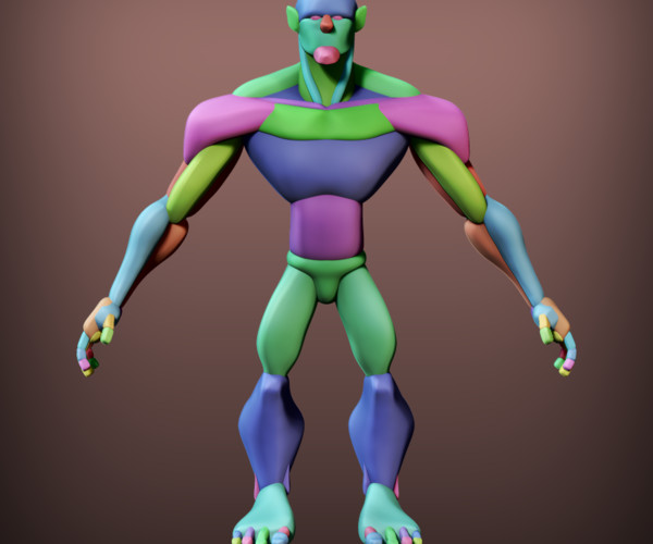 ArtStation - Stylized Male Blocking | Resources