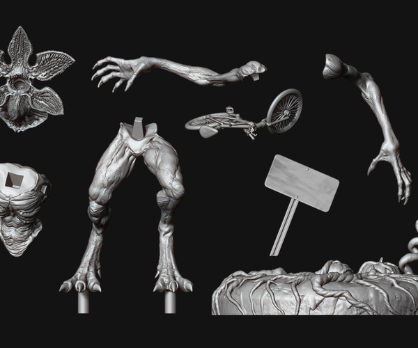 ArtStation - Demogorgon 3D printable figure | Resources