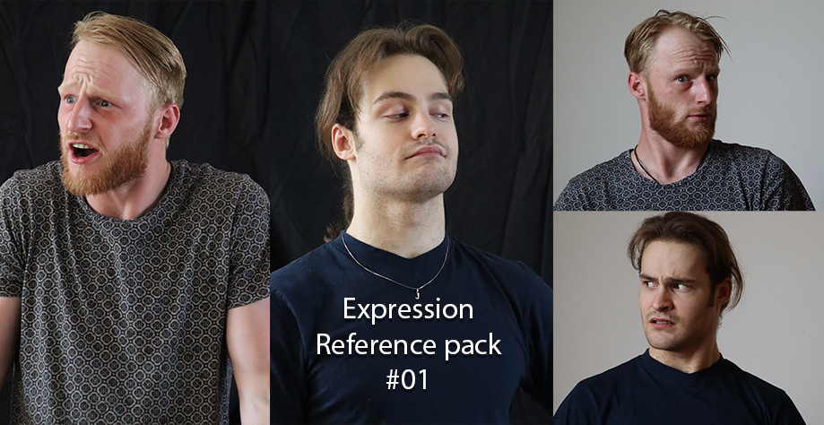 ArtStation - Expression refpack 01 | Resources