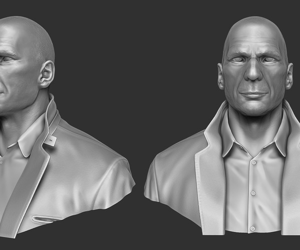 ArtStation - Mr V Bust 3D Print Ready - .ZPR, .OBJ, .STL files | Resources