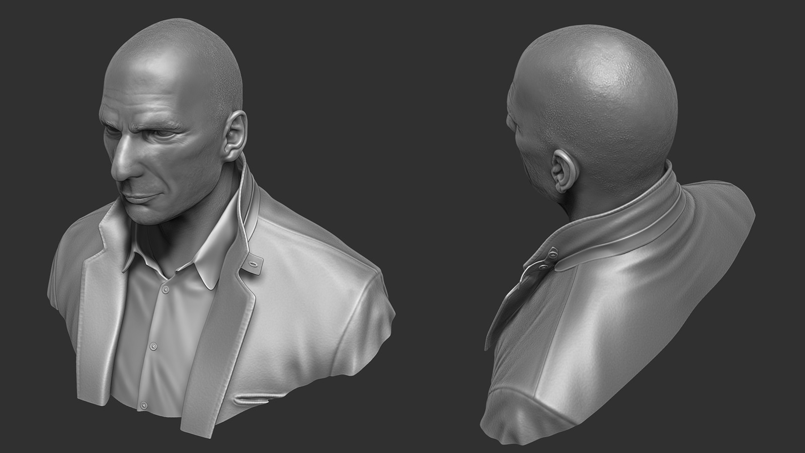 ArtStation - Mr V Bust 3D Print Ready - .ZPR, .OBJ, .STL files | Resources