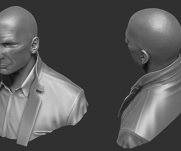 ArtStation - Mr V Bust 3D Print Ready - .ZPR, .OBJ, .STL files | Resources