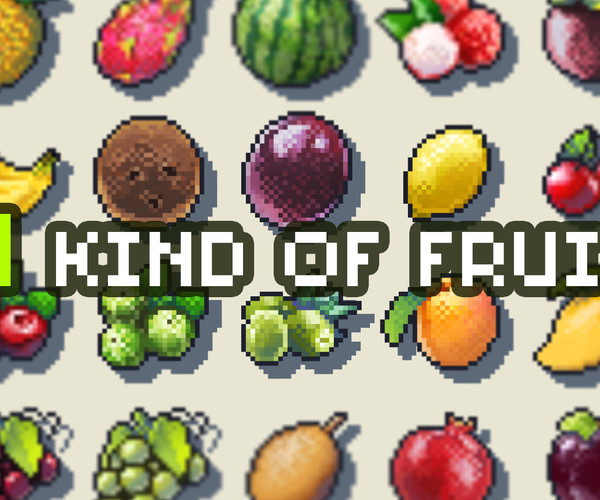 ArtStation - 2DAsset Pixel Fresh Fruits | Game Assets