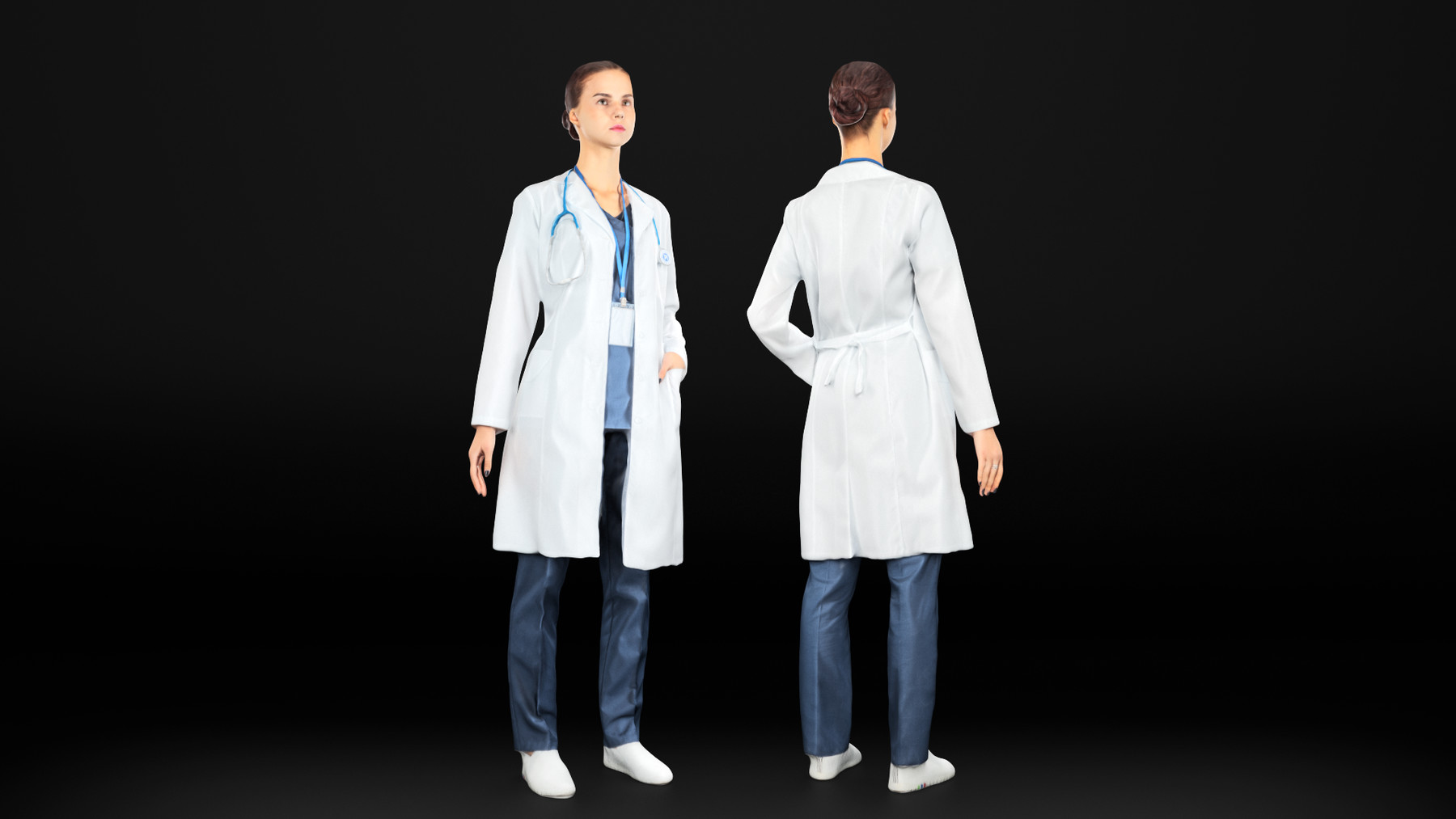 ArtStation - Female doctor 35 | Game Assets
