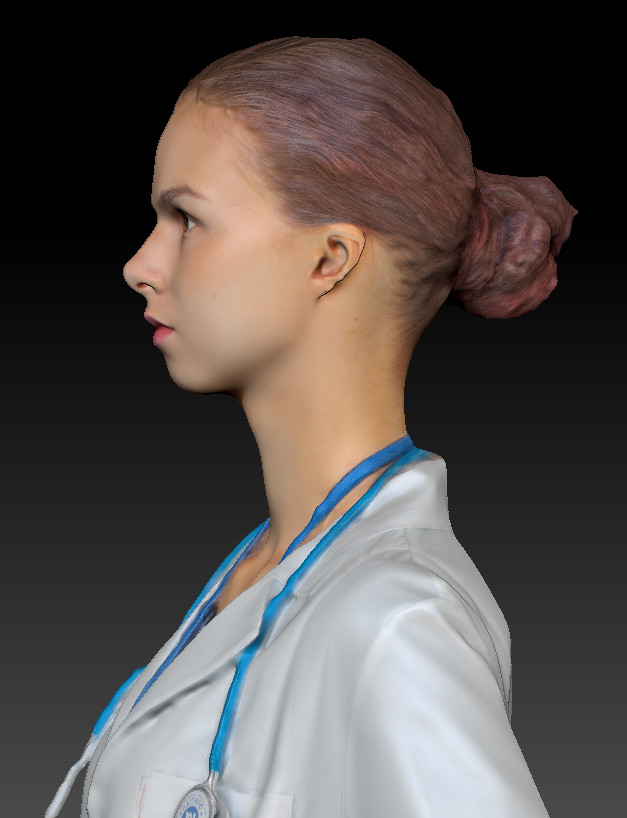 ArtStation - Female doctor 35 | Game Assets