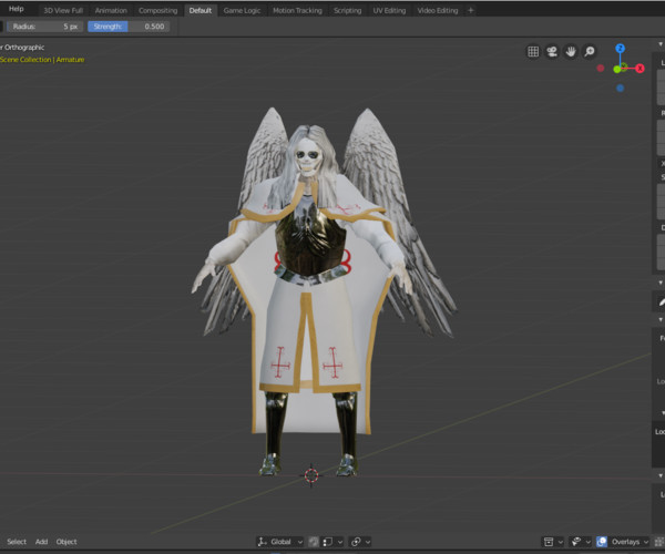 ArtStation - Nephilim Commander | Game Assets