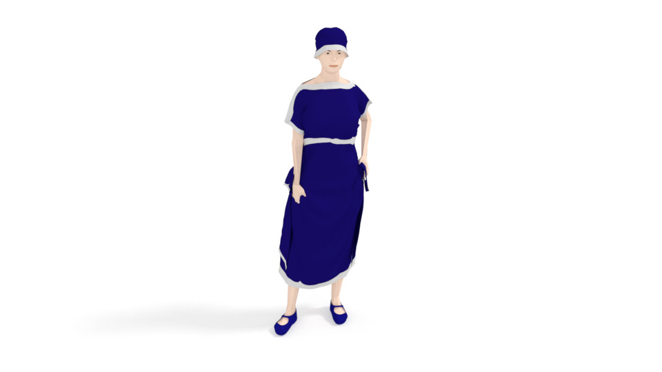 ArtStation - Low Poly Retro Woman | Resources